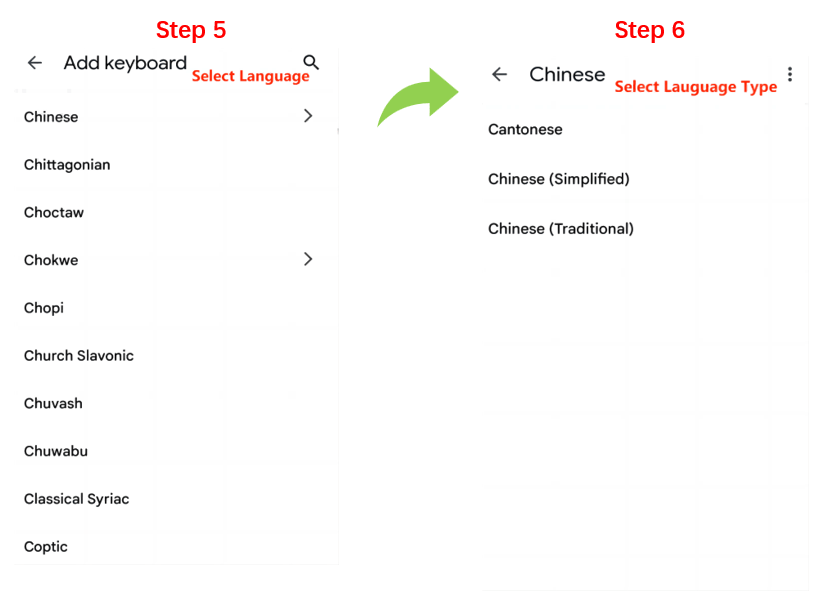 Pengalihan metode input Gboard
